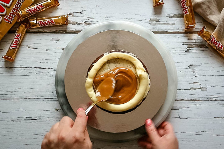 The Ultimate Twix Cake - Crumbs and Corkscrews