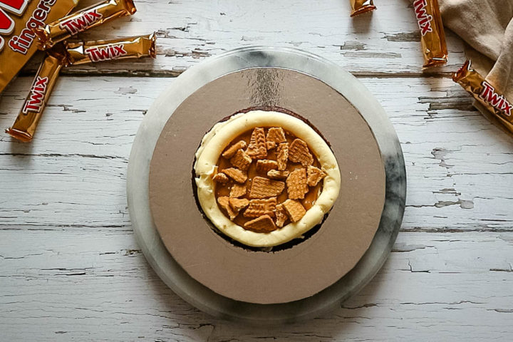 The Ultimate Twix Cake - Crumbs and Corkscrews