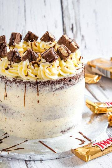 The Ultimate Twix Cake - Crumbs and Corkscrews