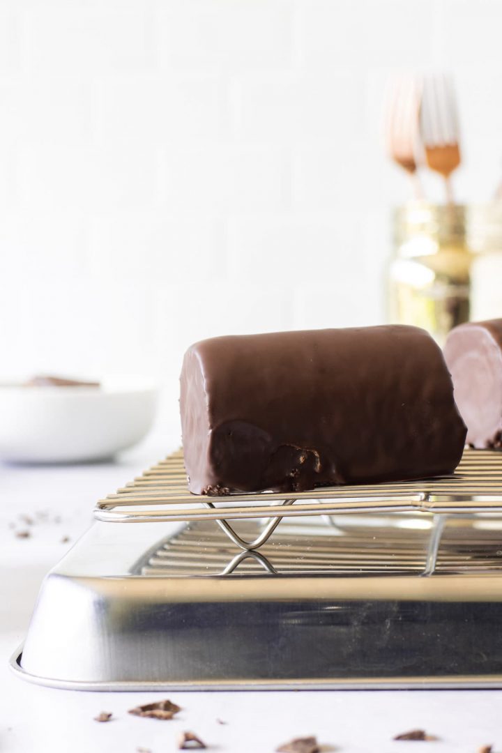 Mini Chocolate Rolls - Crumbs and Corkscrews