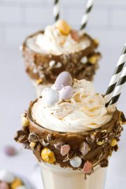 Mini Egg Milkshake - Crumbs and Corkscrews