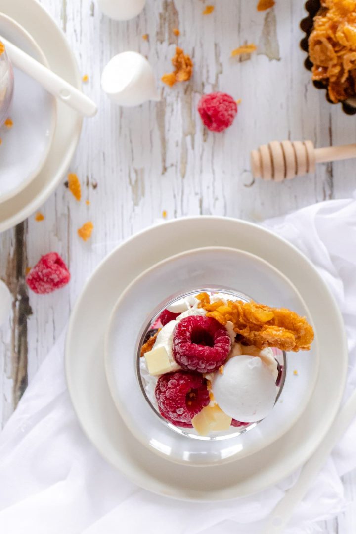 Raspberry Eton Mess - Crumbs and Corkscrews