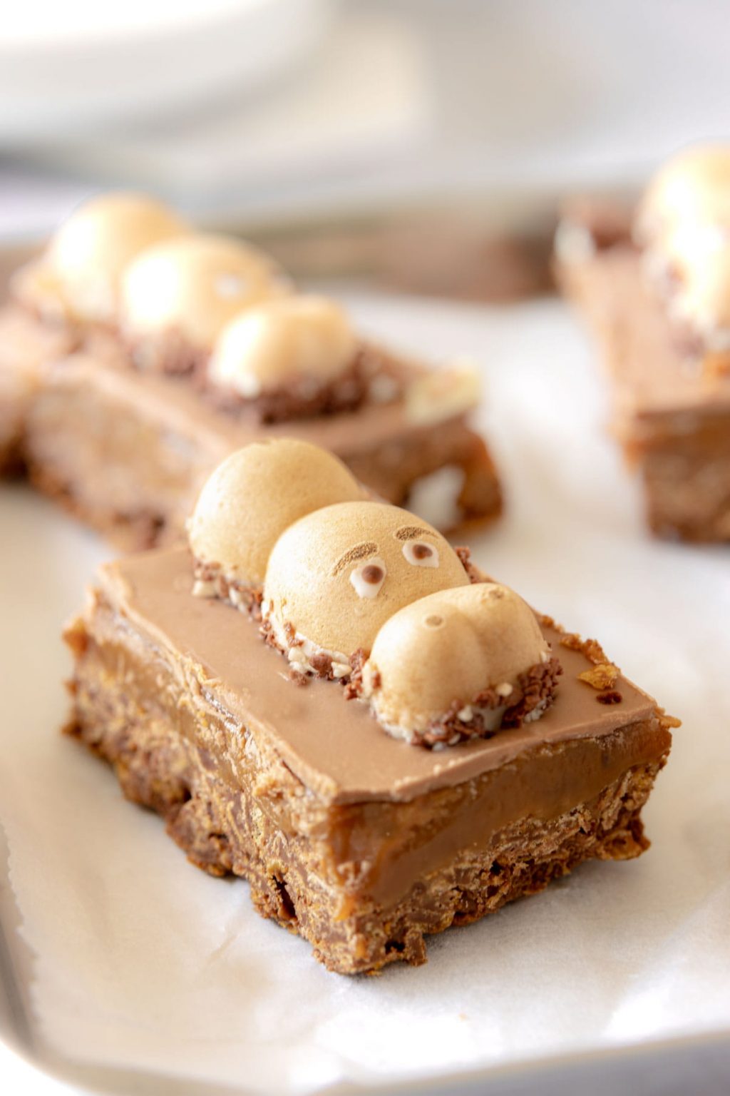 Kinder Chocolate Cornflake Slice - Crumbs and Corkscrews