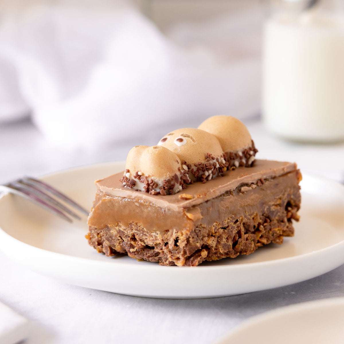 Kinder Chocolate Cornflake Slice - Crumbs and Corkscrews