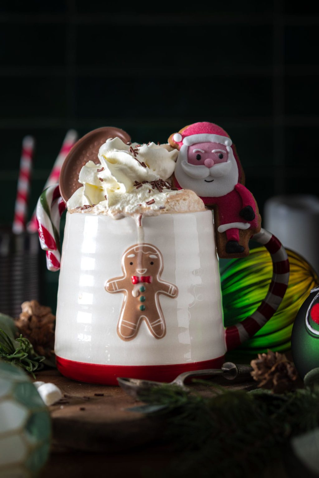 The Ultimate Mint Hot Chocolate - Crumbs and Corkscrews